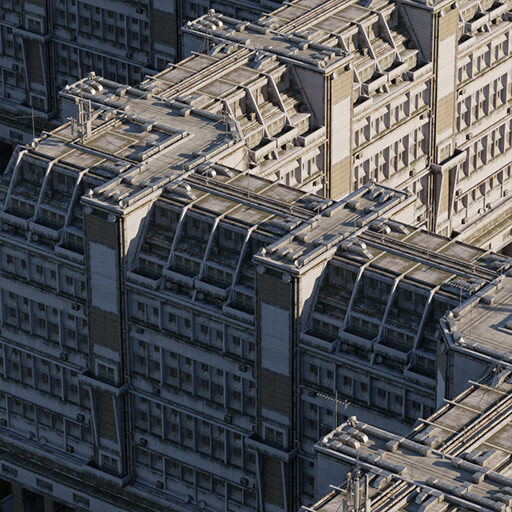ArtStation - Brutalist Buidlings
