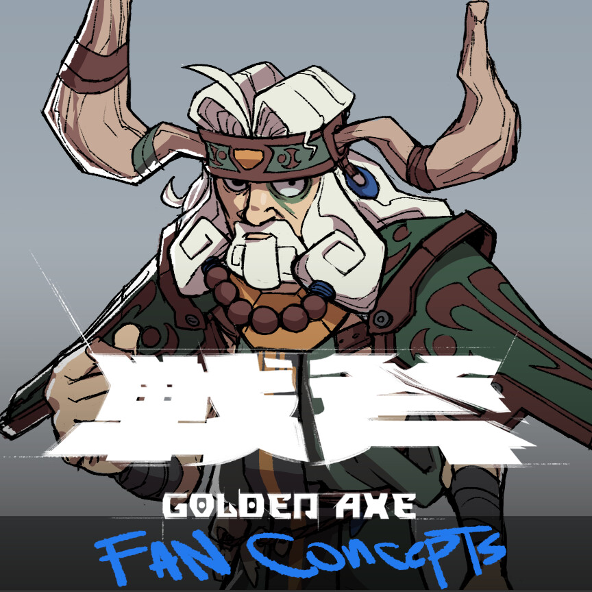 ArtStation - Golden Axe fan concepts - Gilius Thunderhead