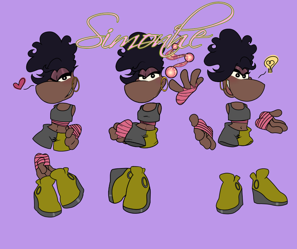 ArtStation - Rayman 4: Simonhe redesign process