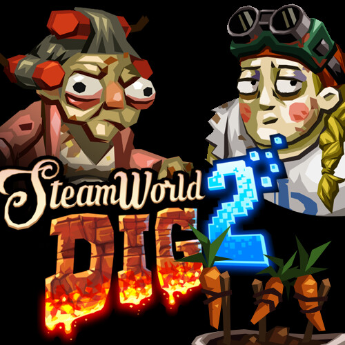 ArtStation - Steamworld Dig 2 - Various Artwork