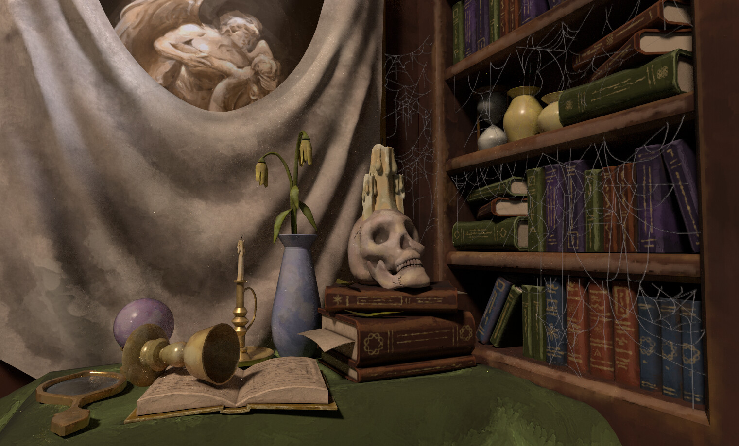 ArtStation - Spooky Still Life