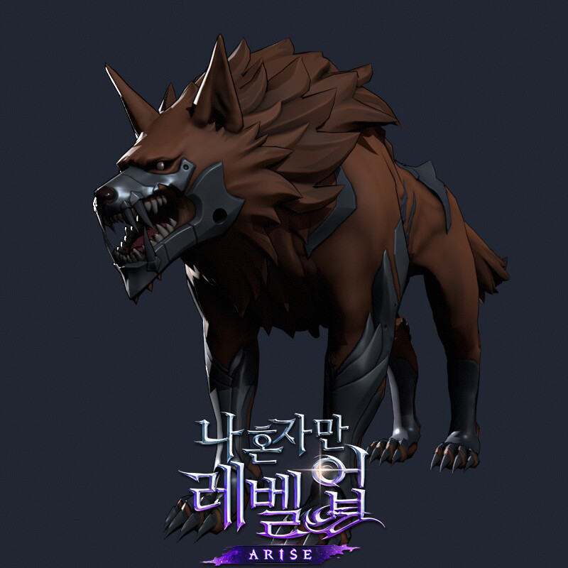 ArtStation - Solo Leveling Steel Fanged Raikan