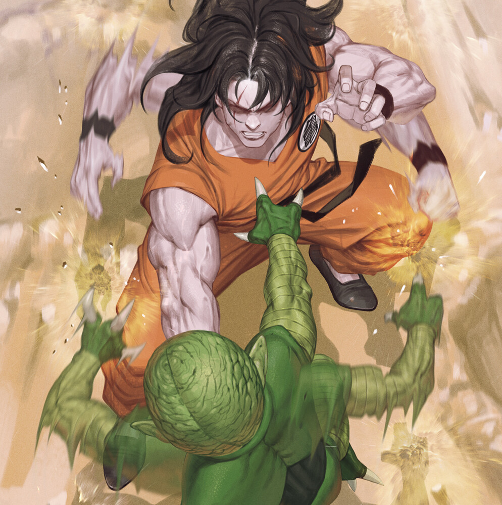 ArtStation - Dragon Ball Z - Yamcha vs Saibaiman
