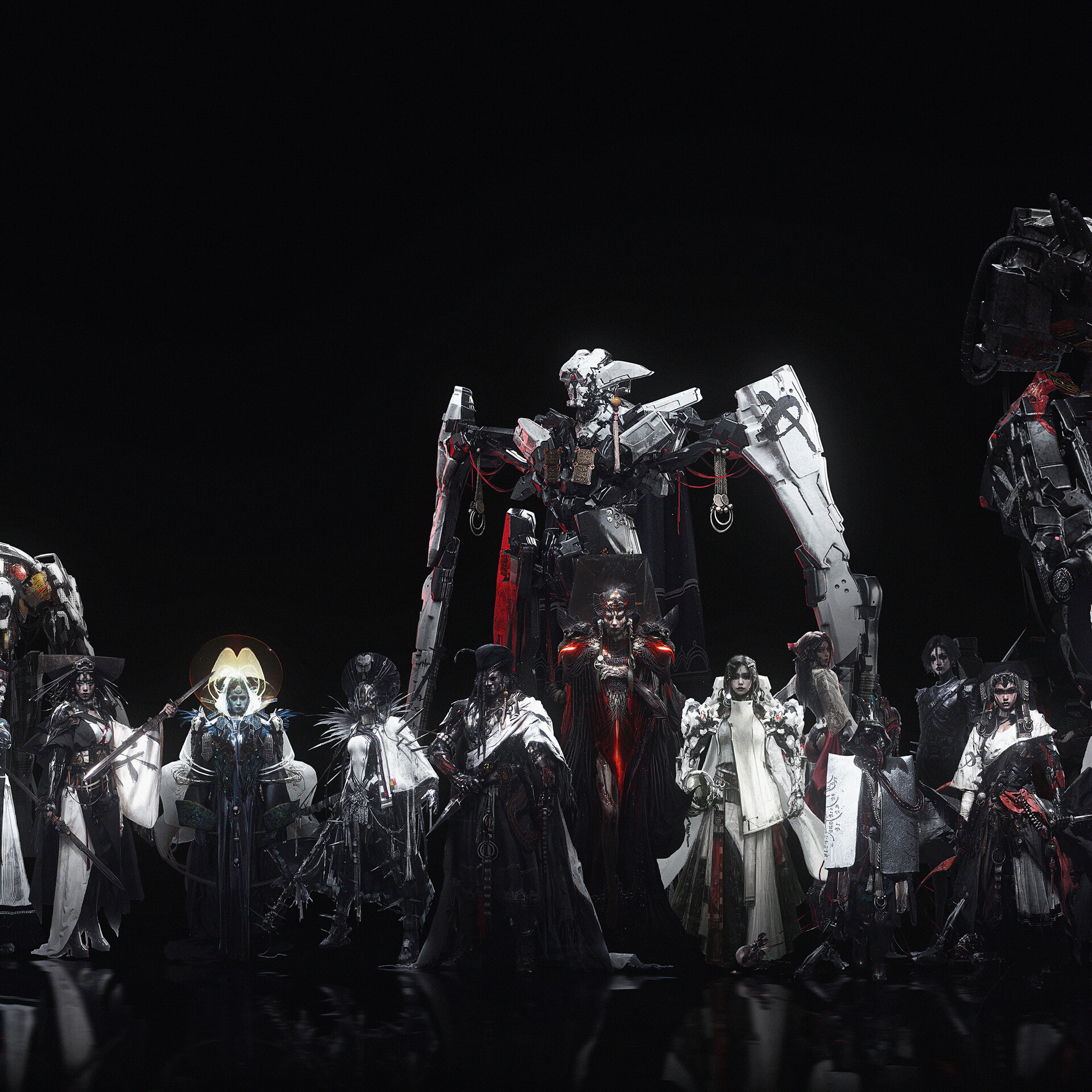 ArtStation - Ancient Yi wasteland science fiction-Character Concept Design