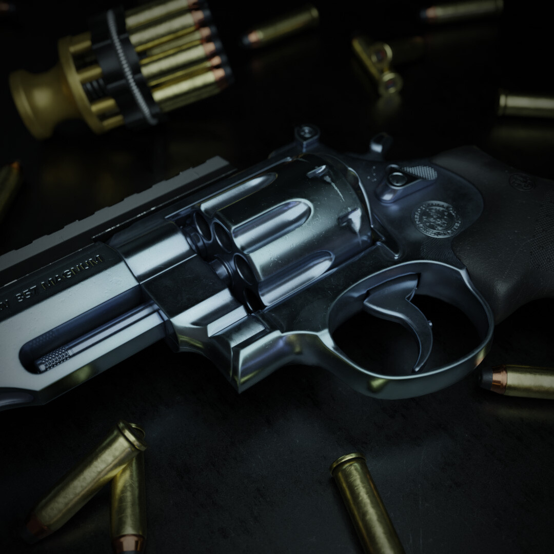 ArtStation - Smith & Wesson Model R8