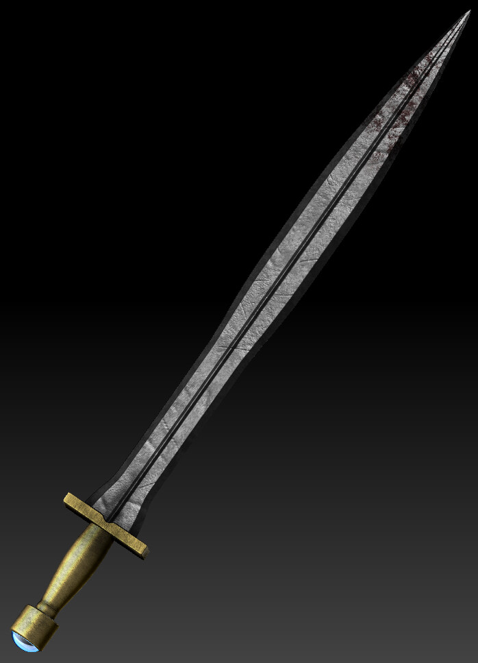 ArtStation - Greek Xiphos Sword Asset