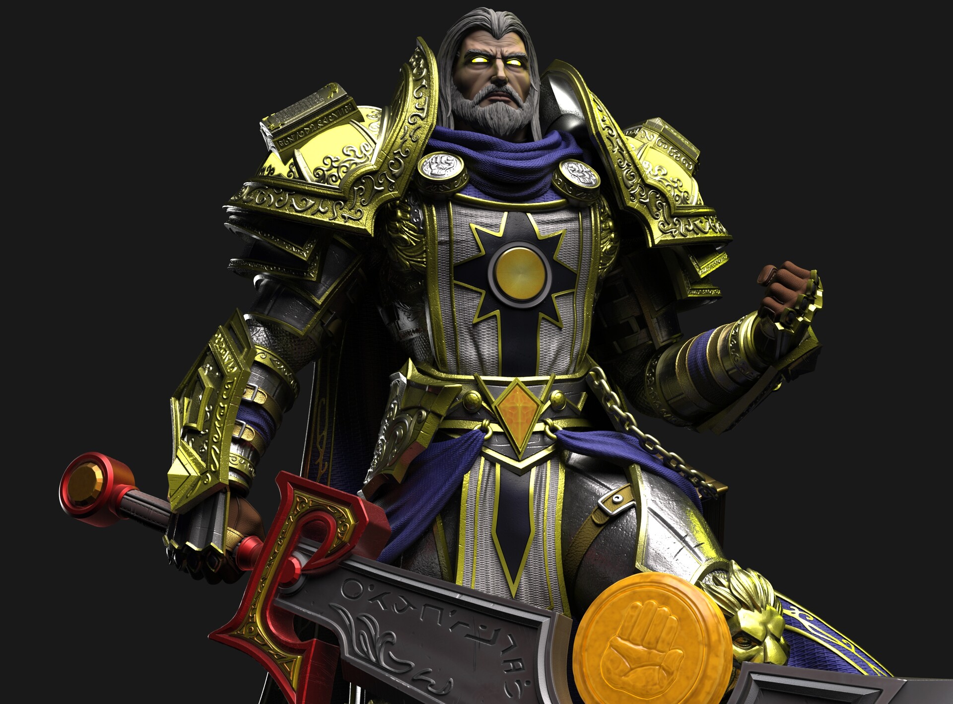 ArtStation - Tirion Fordring - Warcraft FanArt