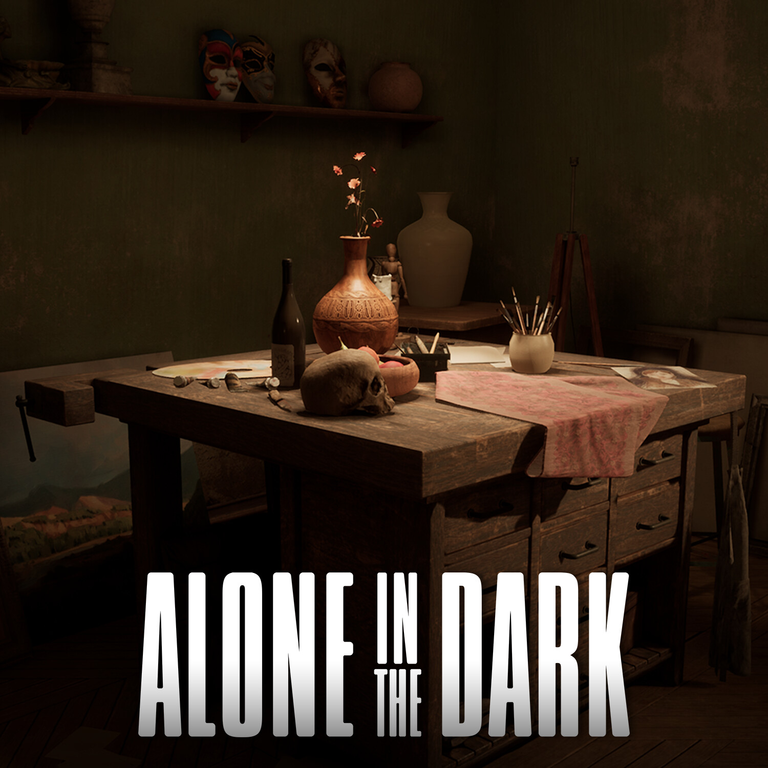 ArtStation - Alone in the Dark (2024) - Derceto Mansion Rooms