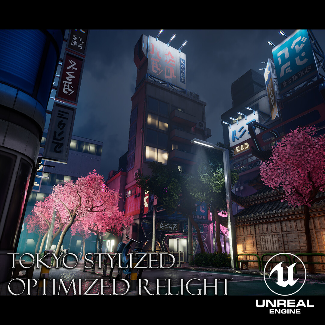 ArtStation - Tokyo Stylized Optimized Relight