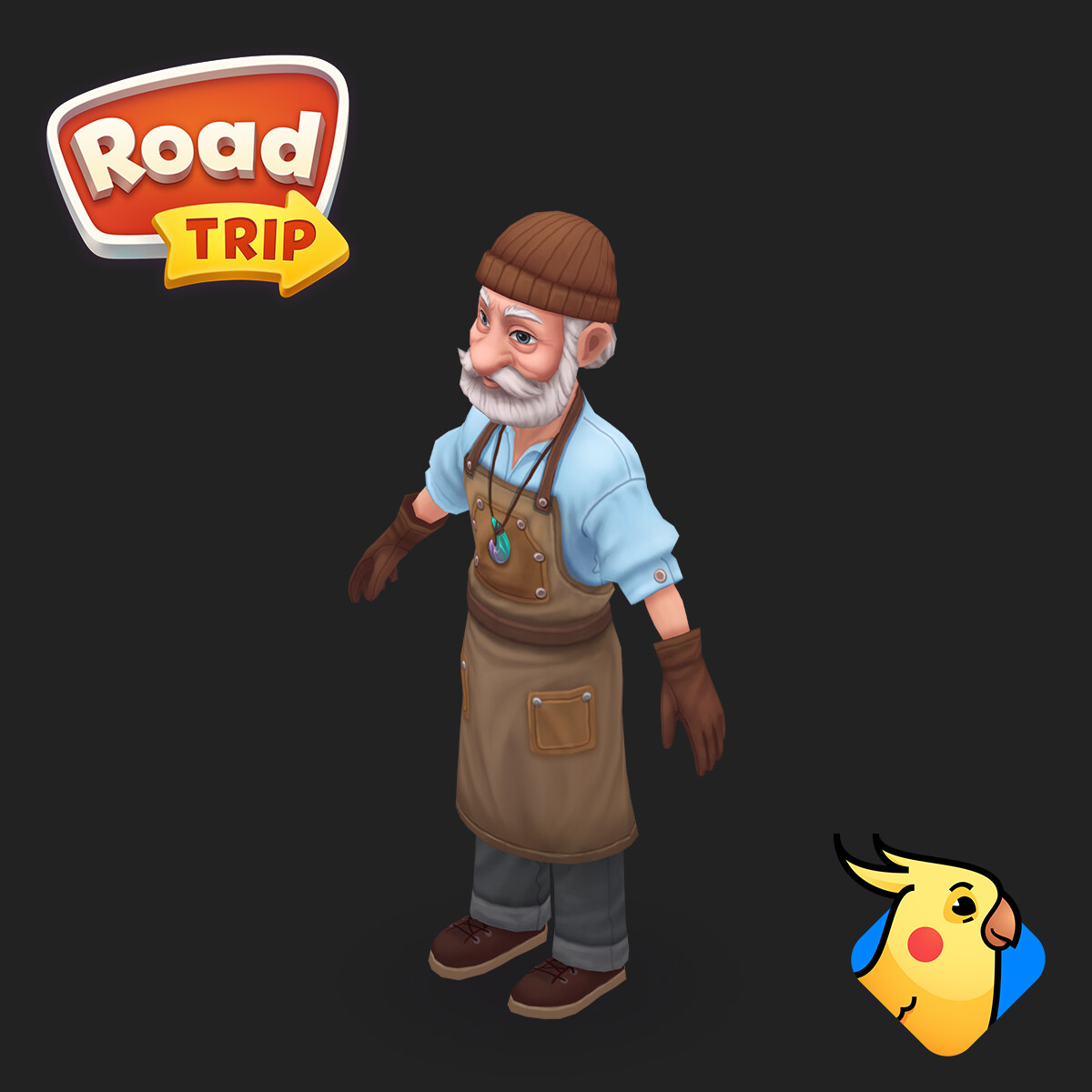 ArtStation - Ben Crafton - character of Road Trip