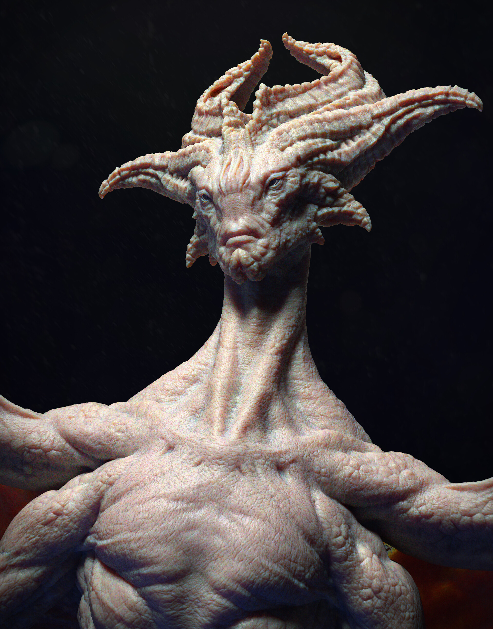 ArtStation - "The Cherub" Concept Portrait | Creature Design