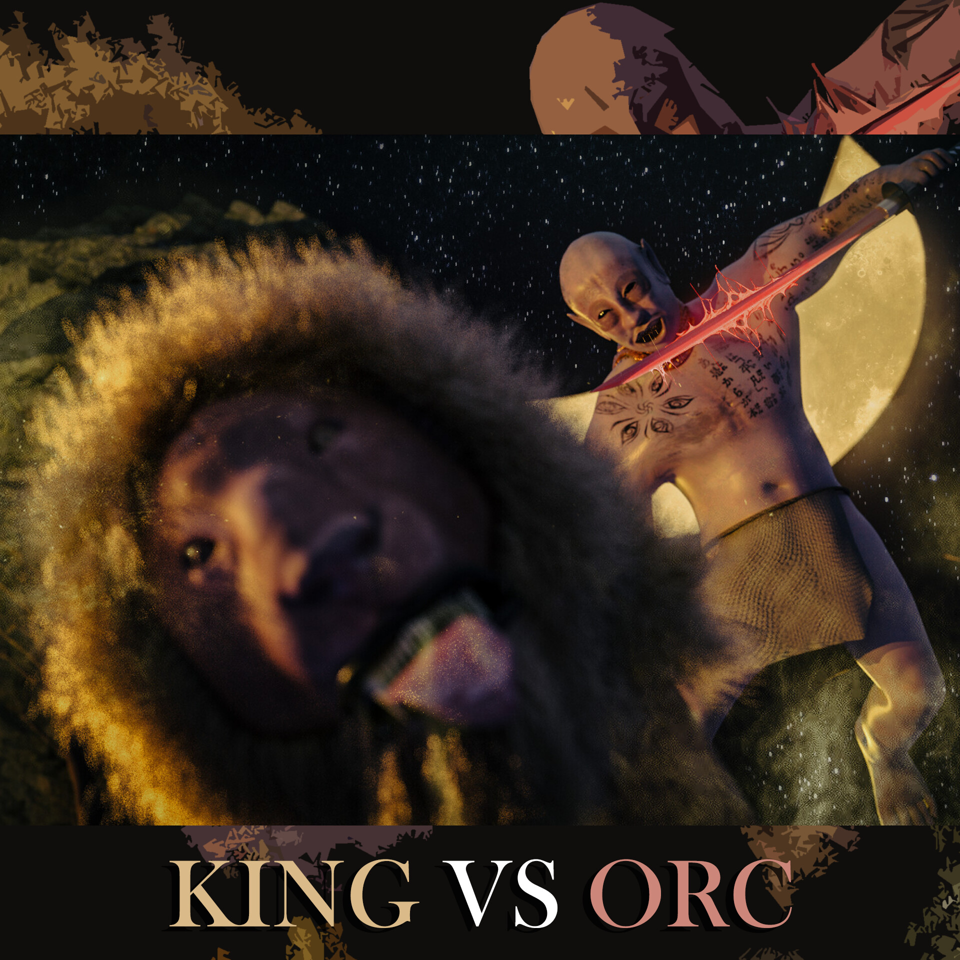 ArtStation - ORC VS BEAST