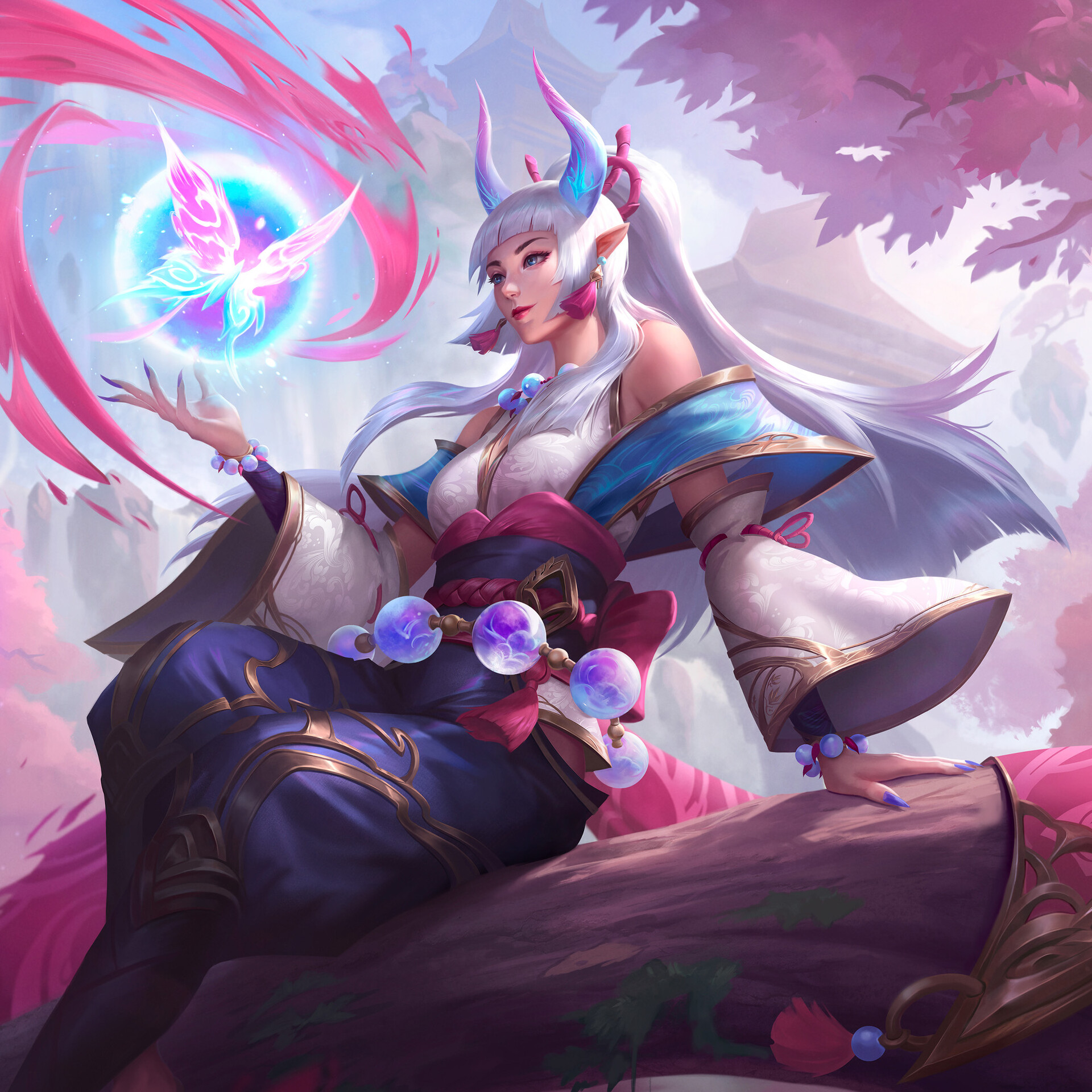 ArtStation - Spirit Blossom Syndra - Fan Splash Art
