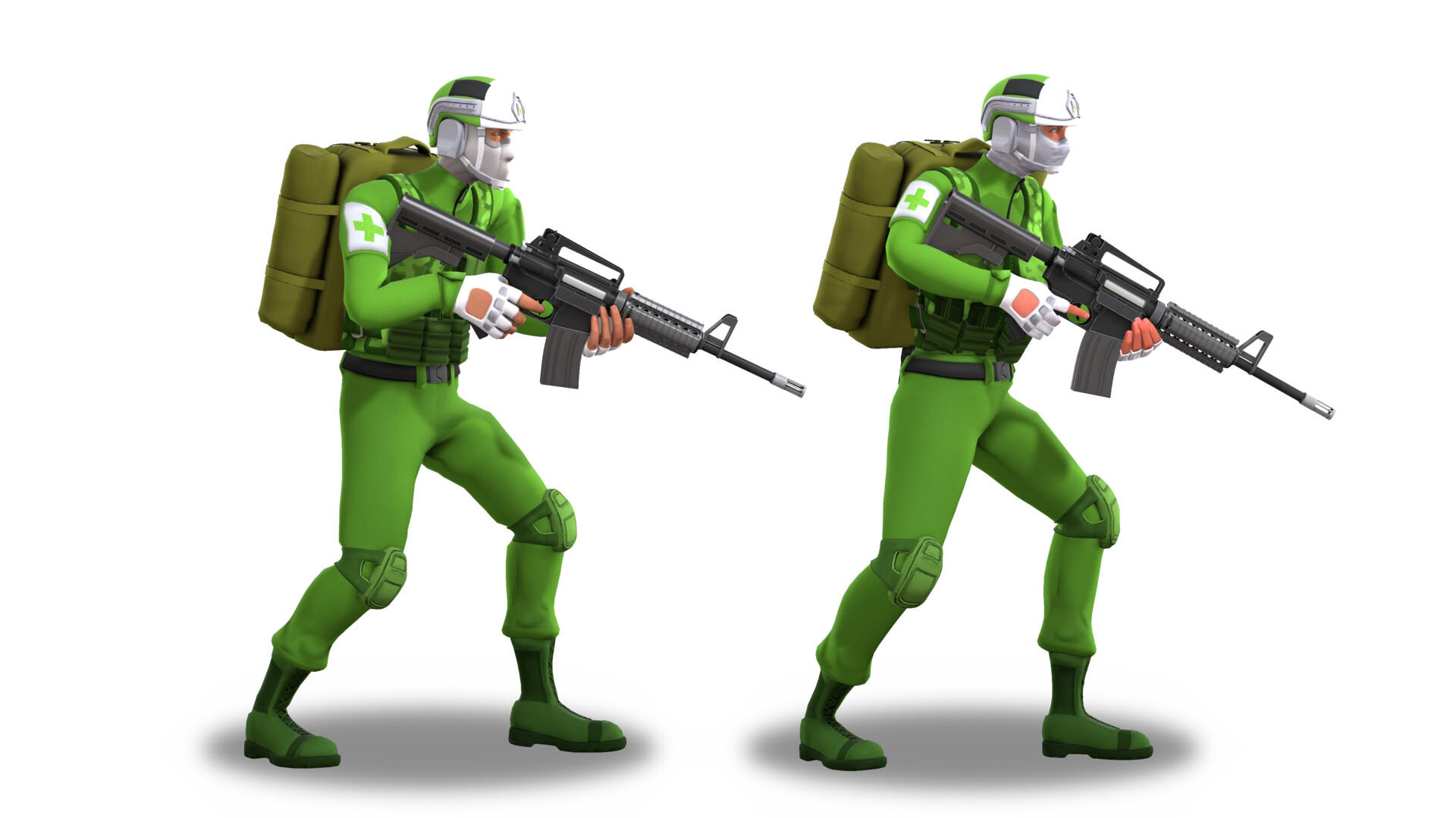 ArtStation - Strike Force Heroes - Medic (TF2 Style)