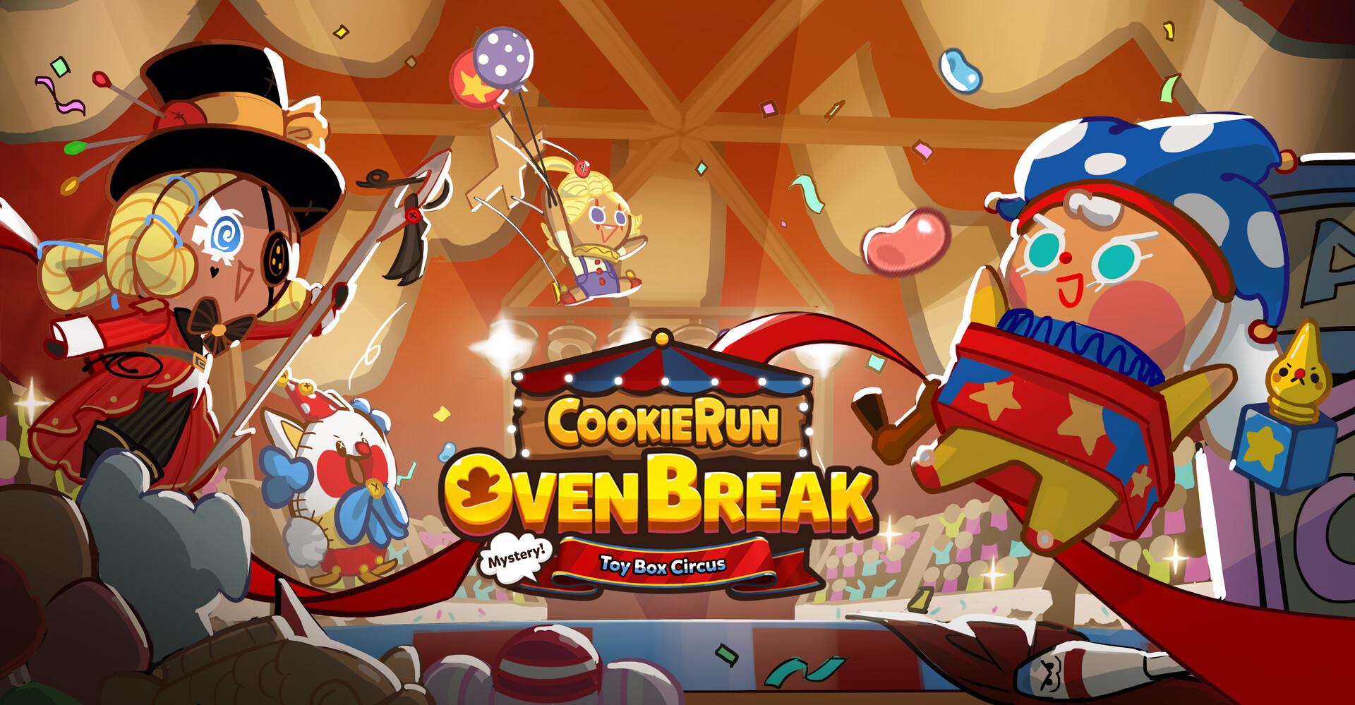 ArtStation - UI Assignment - Cookierun: Ovenbreak Toy Box Circus