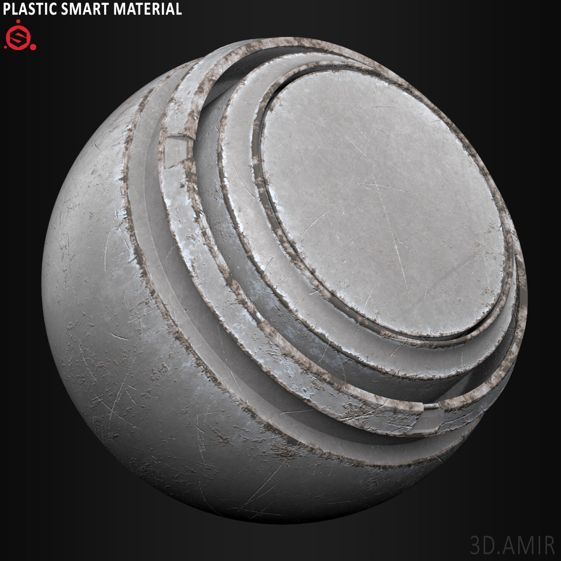 ArtStation - 30 Plastic Smart Material For substance painter + Video Tutorial - VOL01