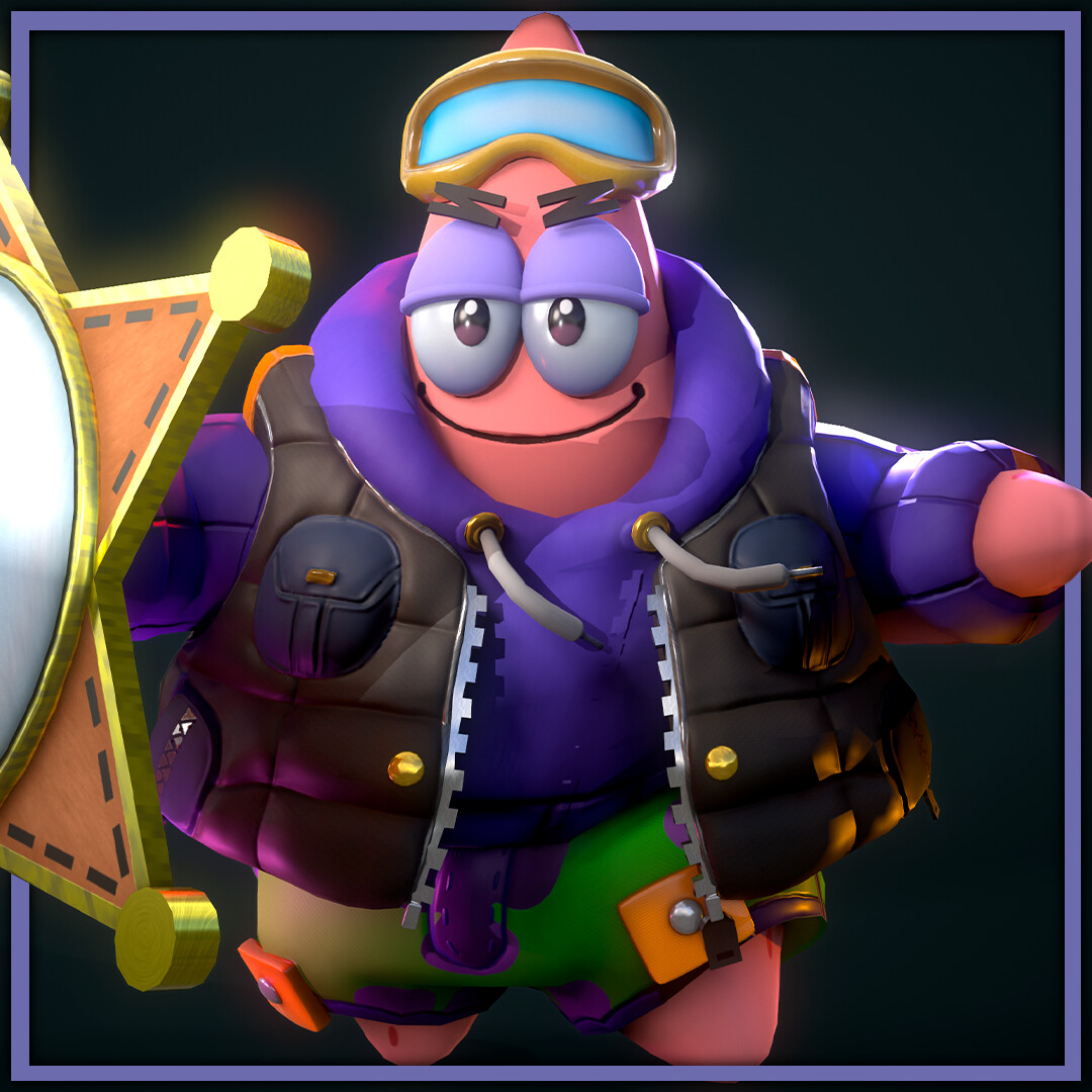 ArtStation - Patrick Star Kingdom Hearts Style