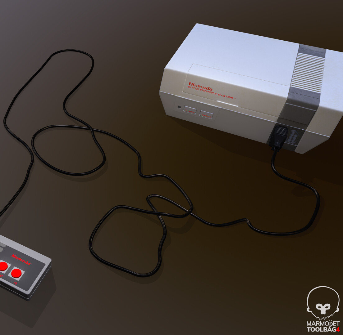 ArtStation - NES Console and Controller