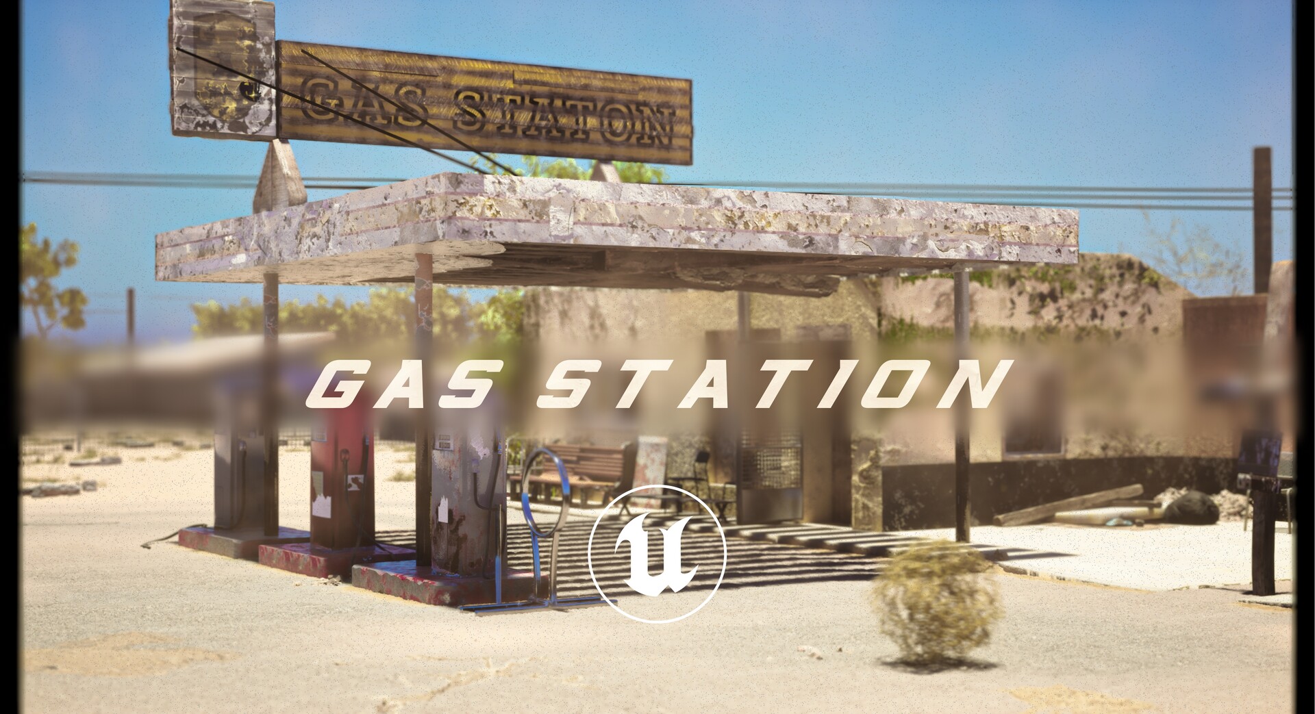 ArtStation - Gas Station