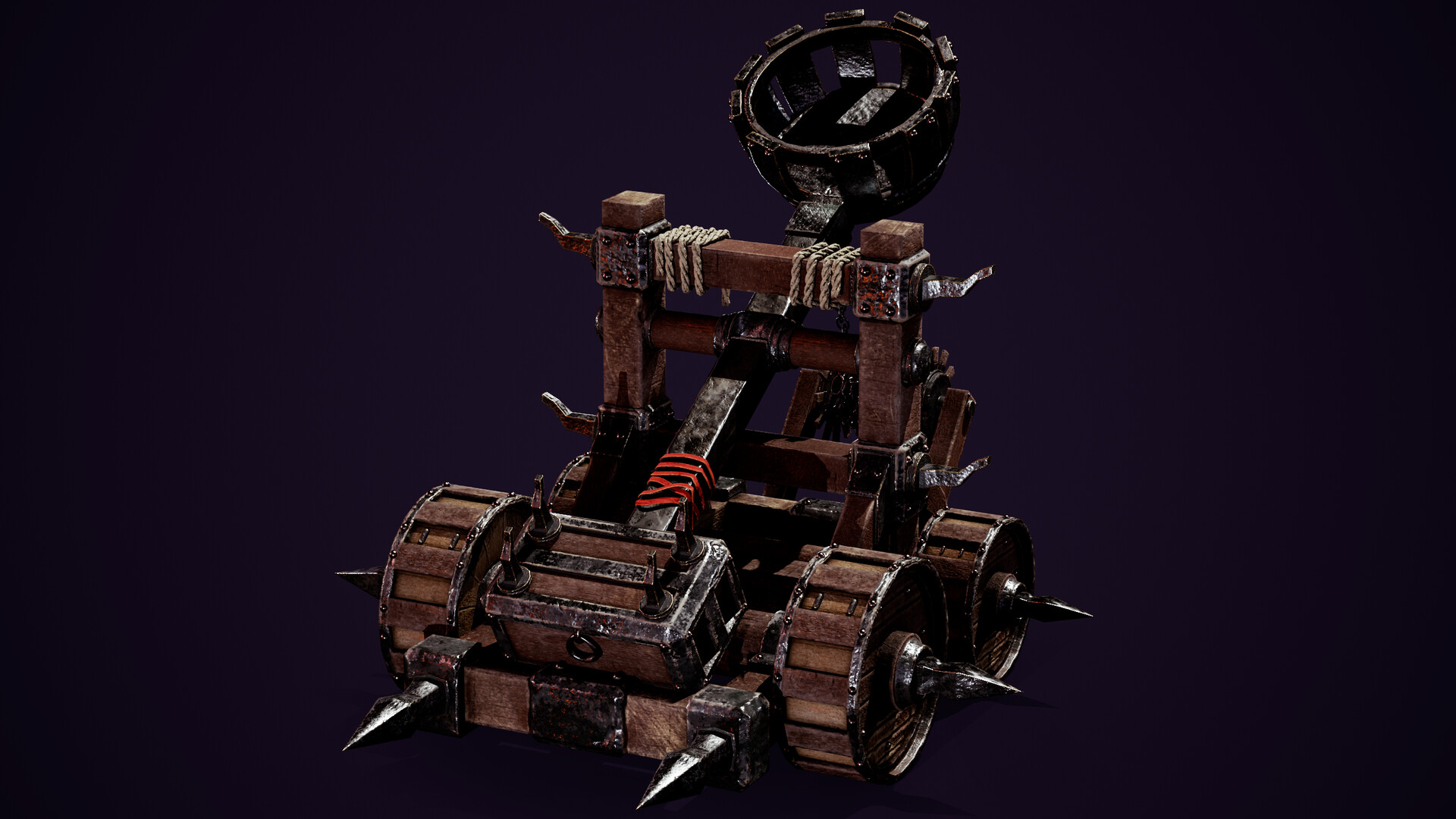 ArtStation - Medival Combat Catapult