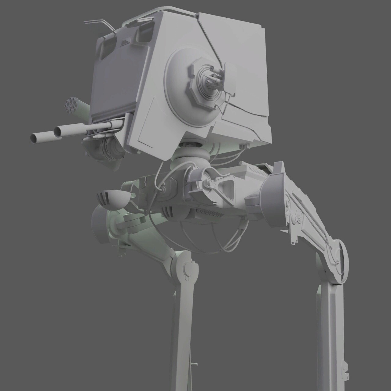 ArtStation - AT-ST Fan version