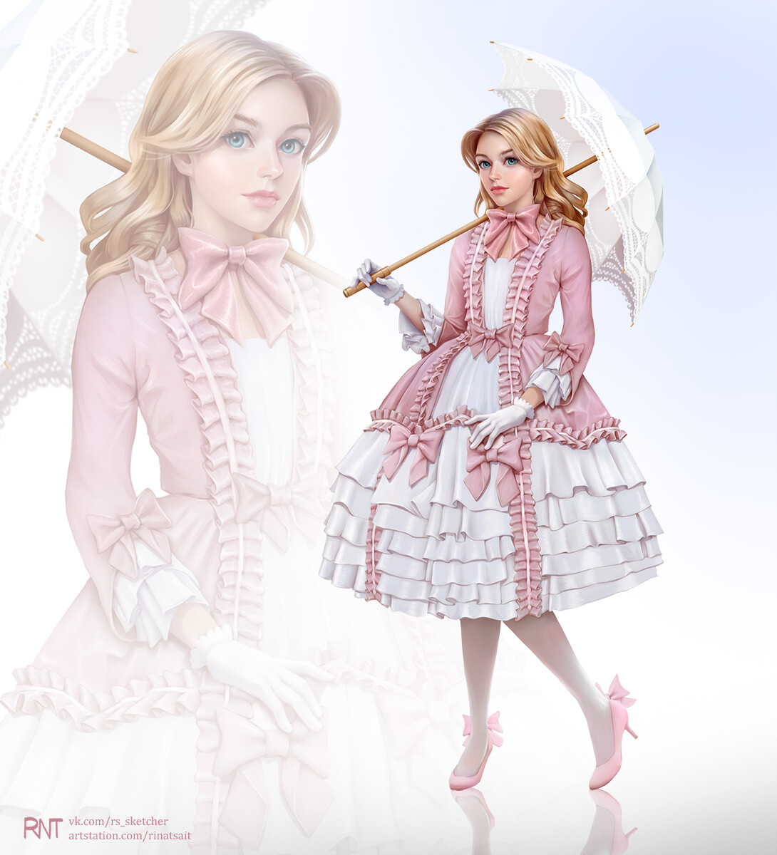 ArtStation - Victorian lady concept