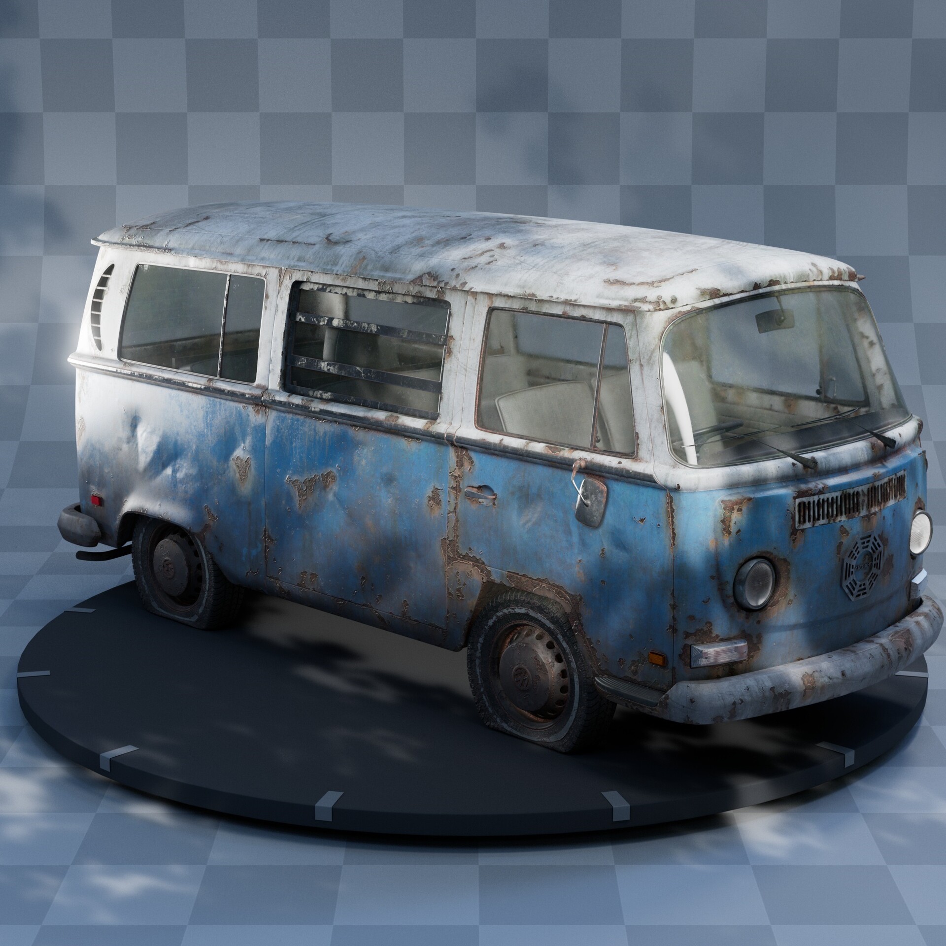 ArtStation - VOLKSWAGEN COMBI T2 - TEXTURING