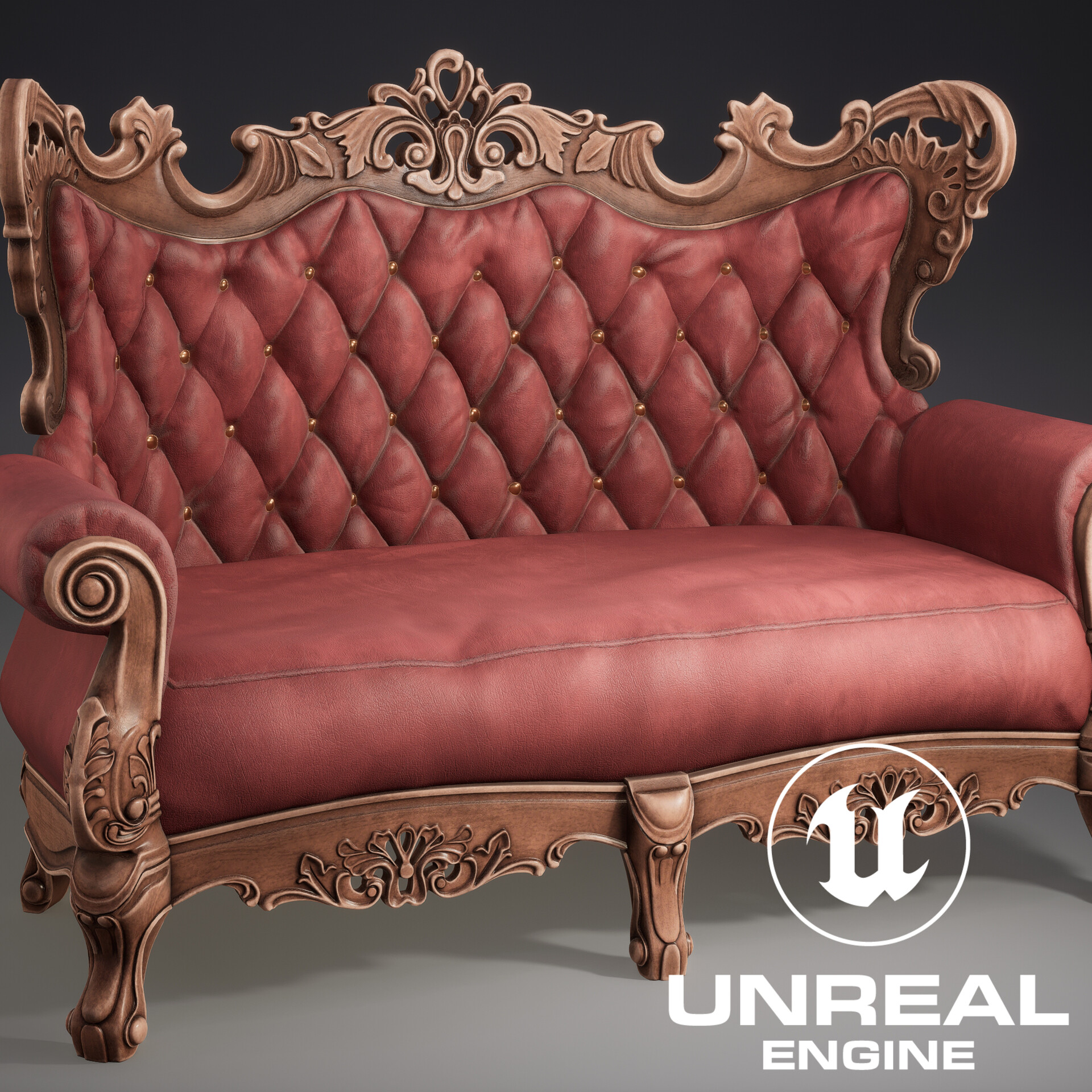 ArtStation - Victorian Couch