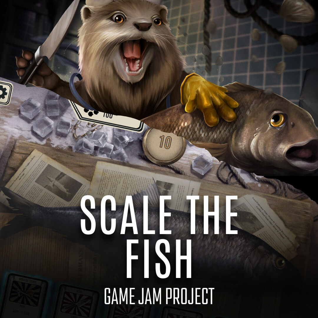 ArtStation - Scale the Fish - Entry for Github GameOff 2023 gamejam