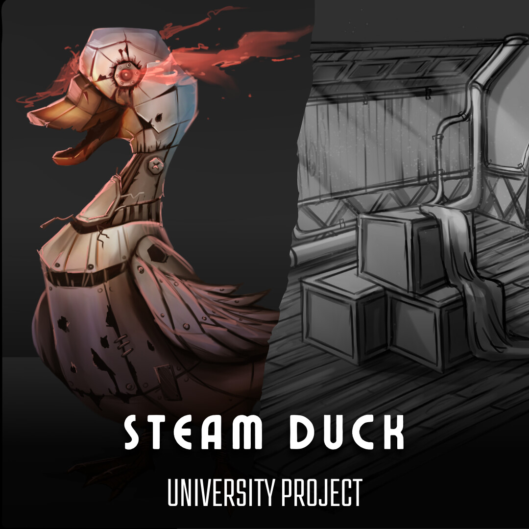 ArtStation - SteamDuck - University Project