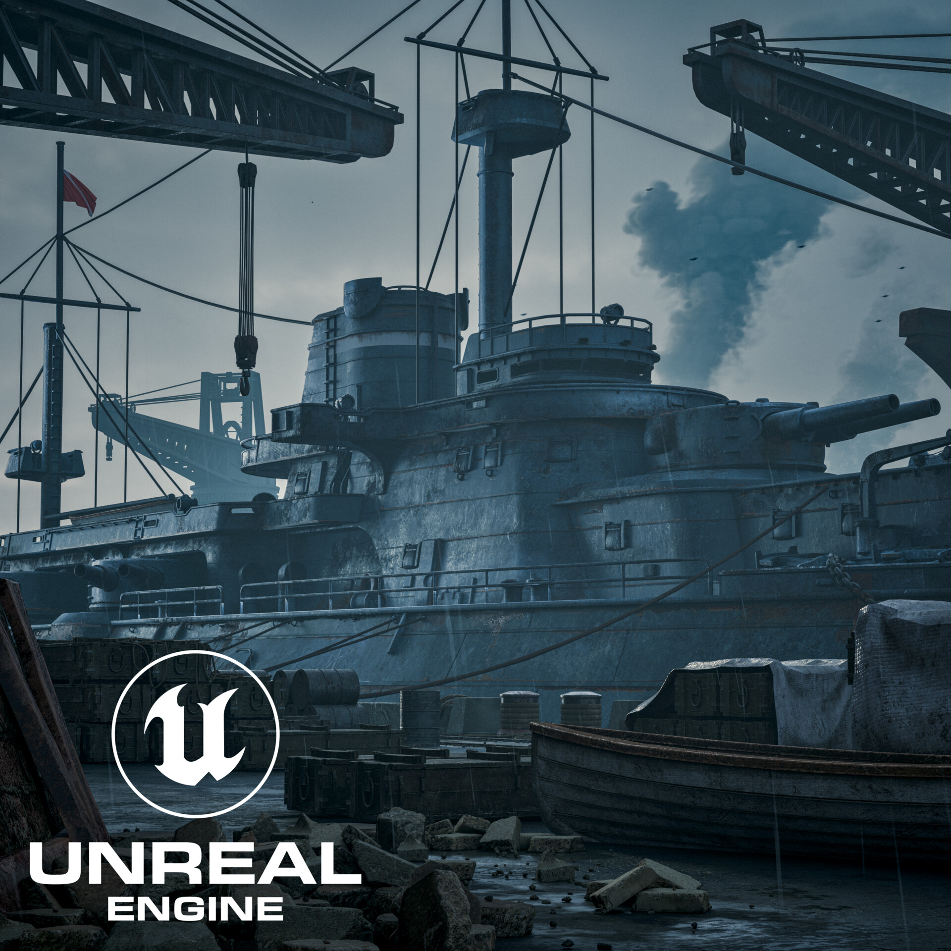 ArtStation - Dawn on the Armored Colossus