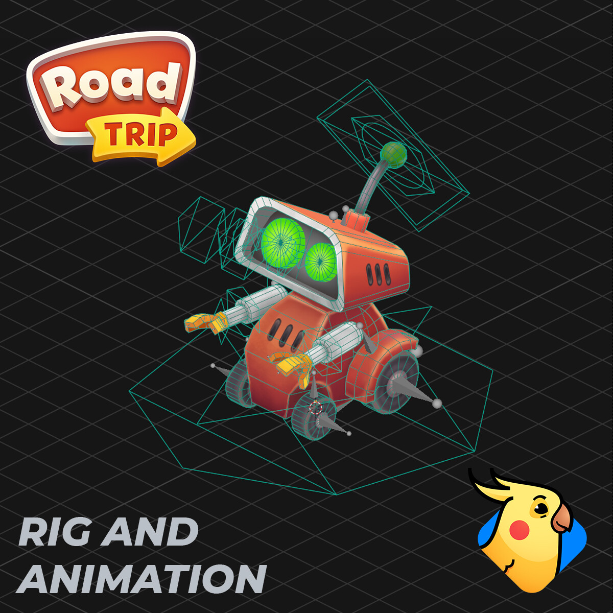 ArtStation - A-58 - Character of Road Trip, Animations