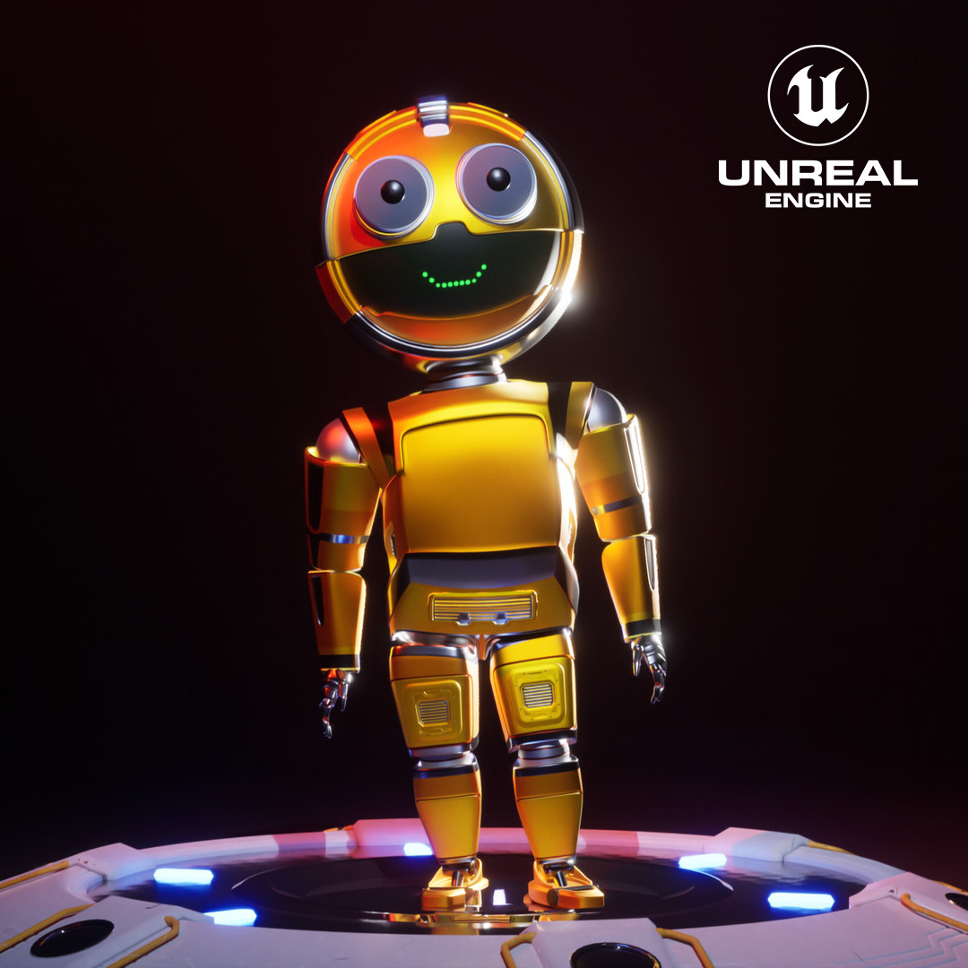 ArtStation - RepairBot and Anamorphic Projection