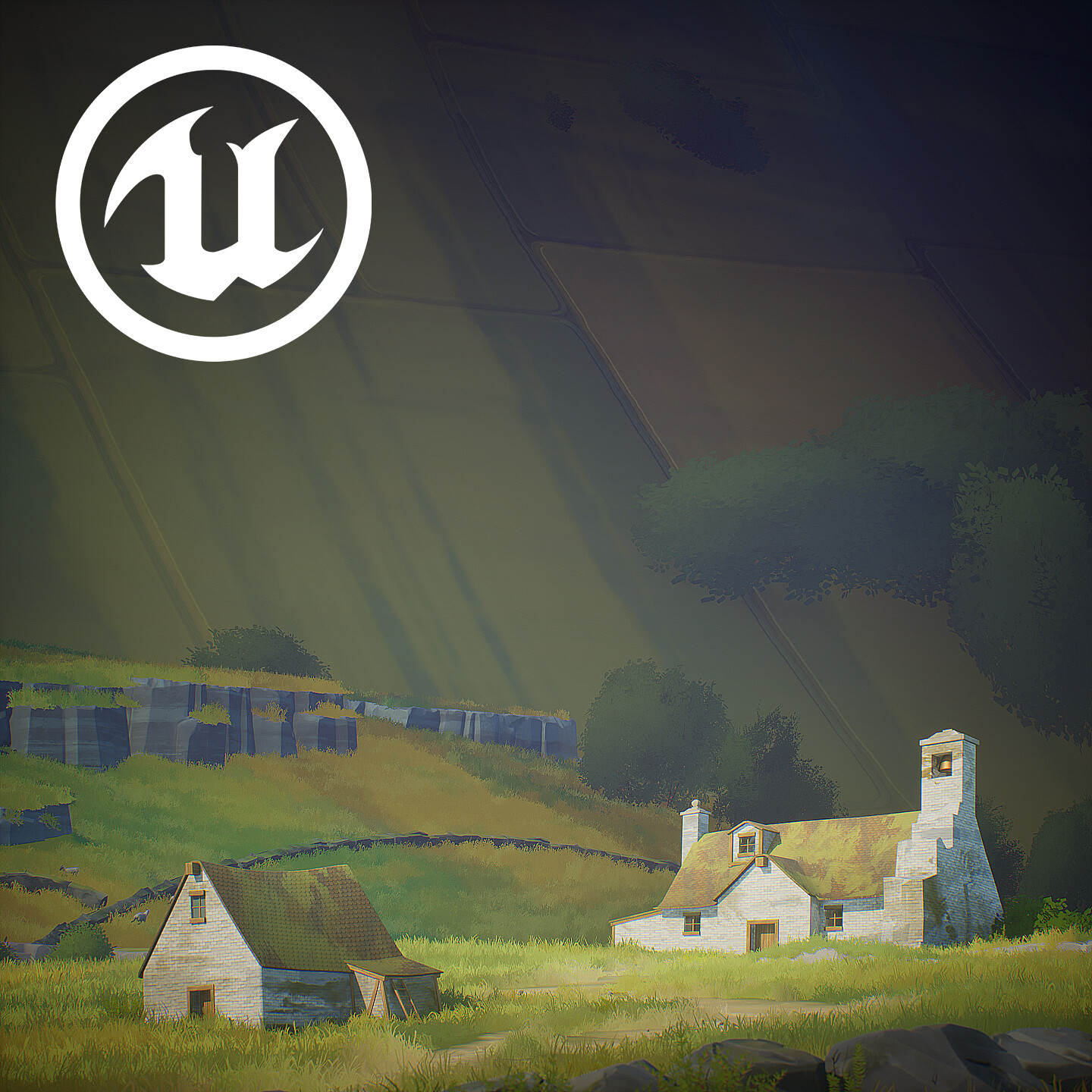 ArtStation - Countryside - Stylized Environment (UE5)
