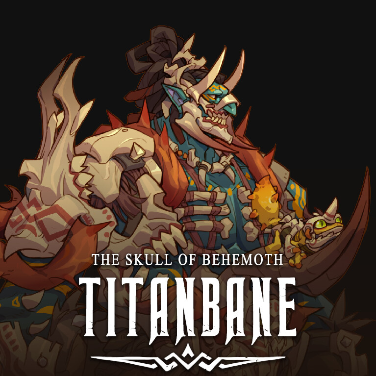 ArtStation - 一个练习-Titanbane "The Skull of Behemoth"