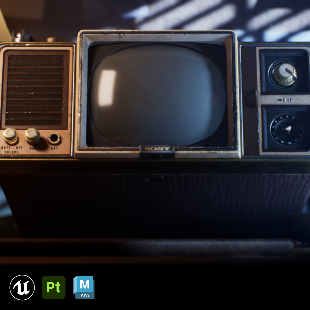 ArtStation - Vintage TV