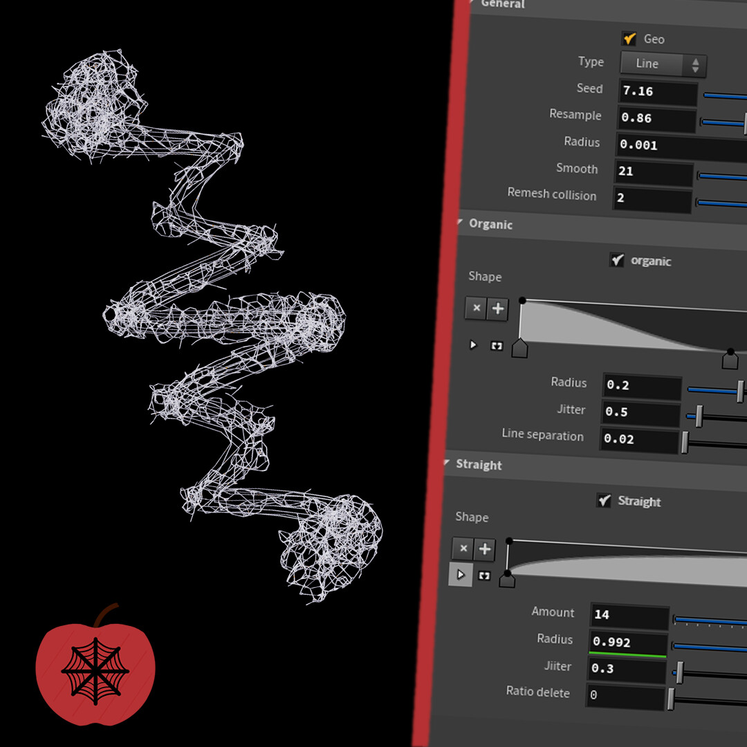 ArtStation - Procedural web