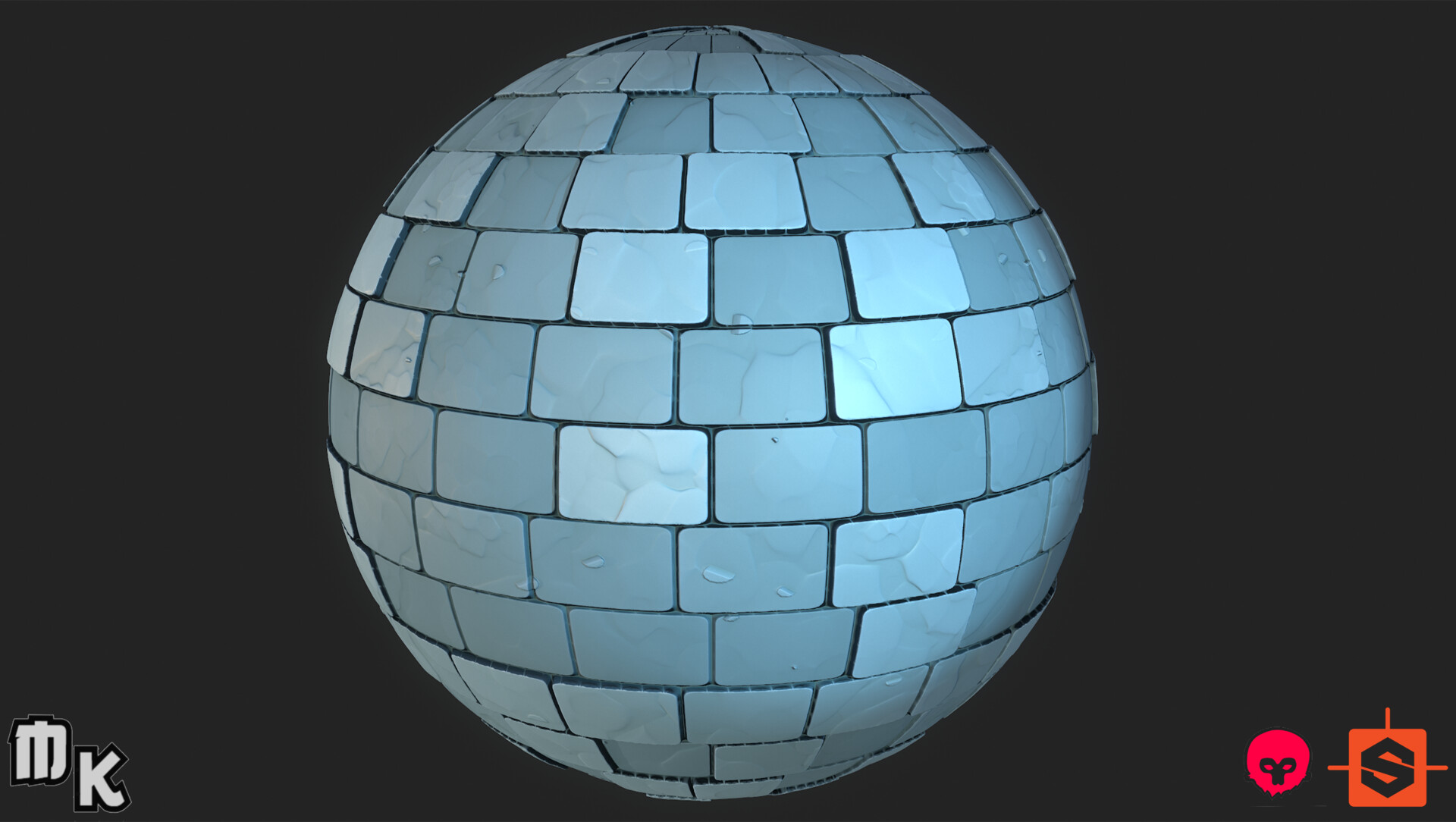 ArtStation - Stylized Tile Material