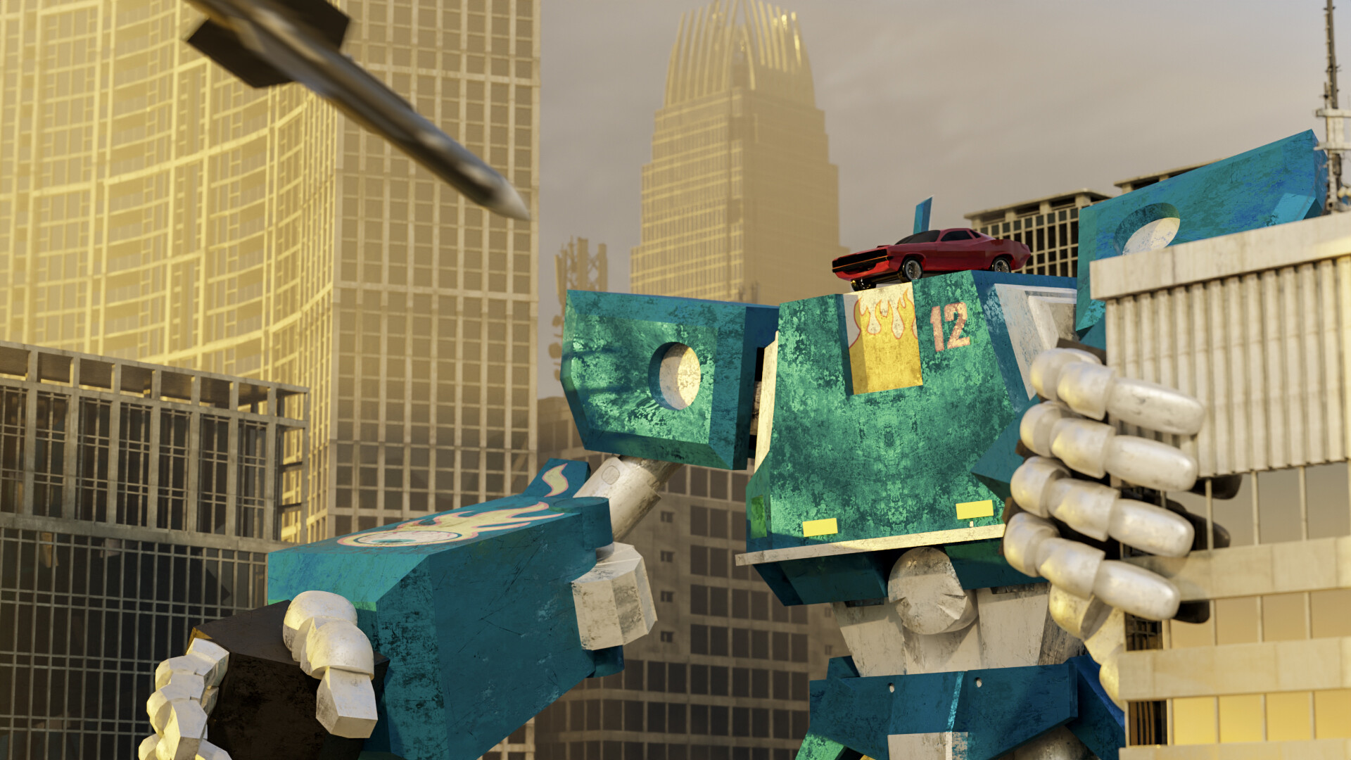 ArtStation - Megas XLR 3D