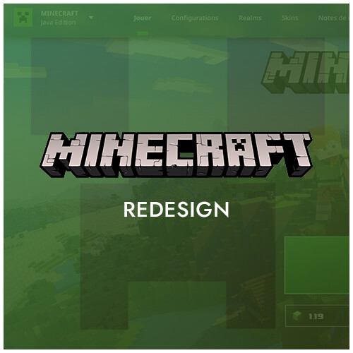 ArtStation - Redesign challenge : Minecraft