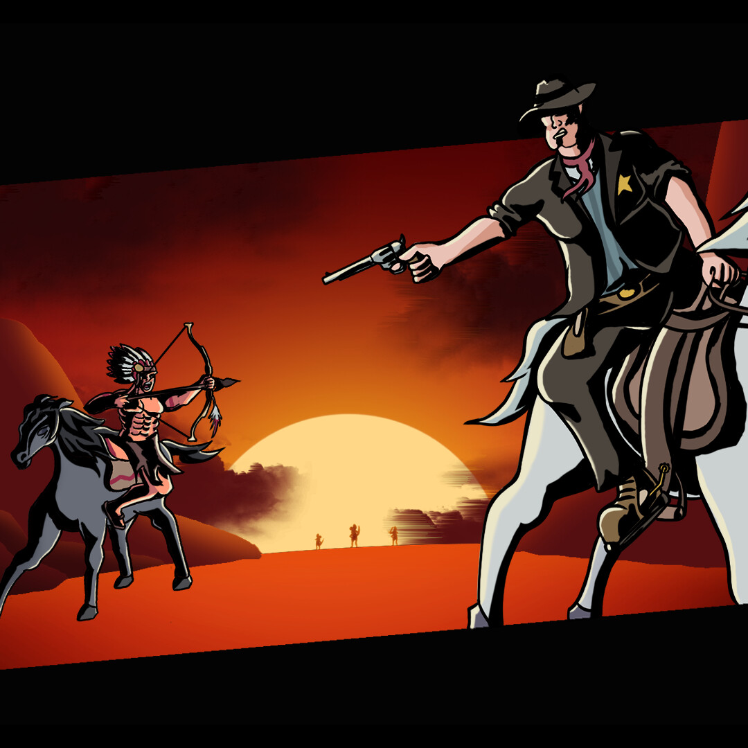 ArtStation - Western Chase | Concept Art and Study