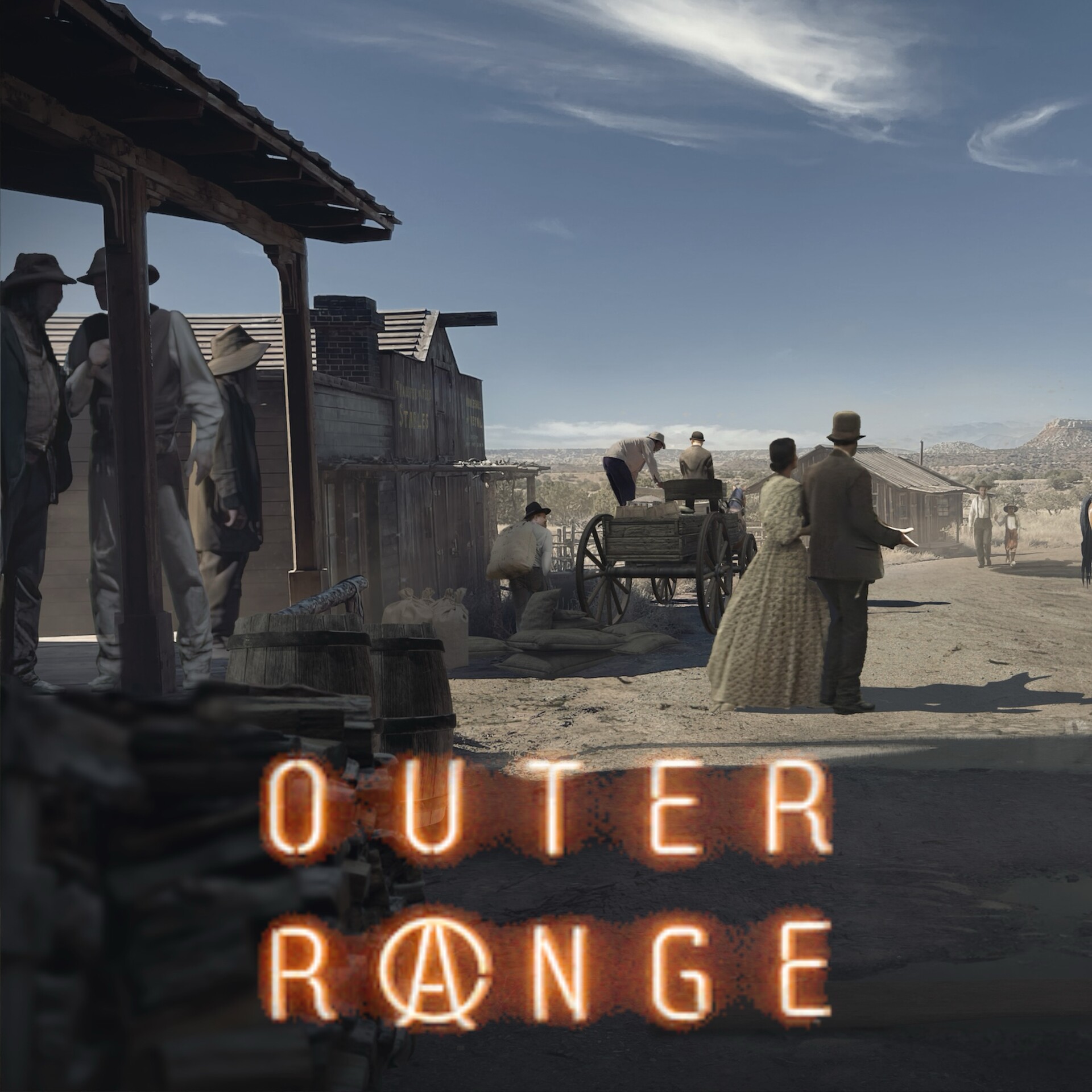 ArtStation - Outer Range S2 - Main Street Wabang