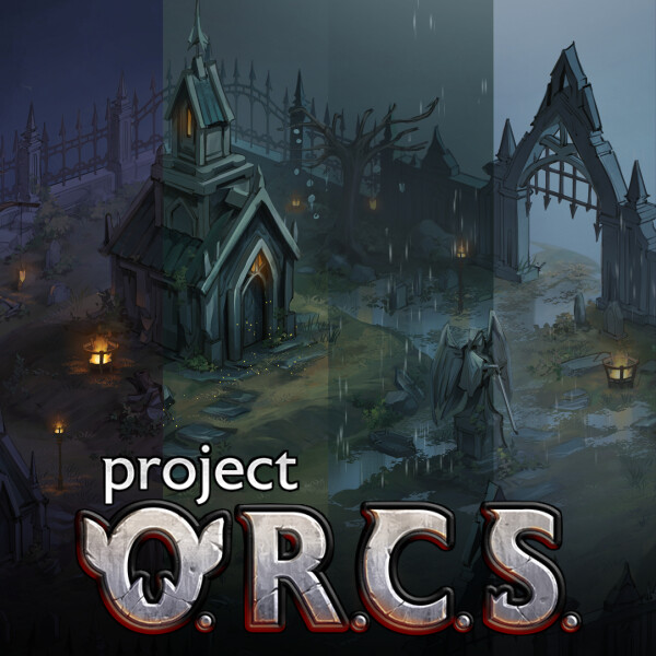 ArtStation - Project ORCS: Graveyard Concept Art and Mood