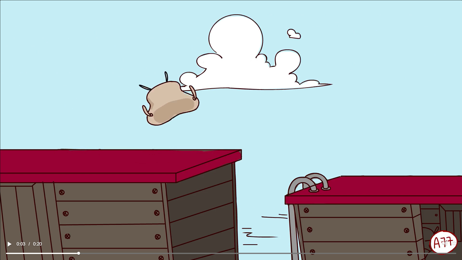 ArtStation - Beanbag Jump Animation