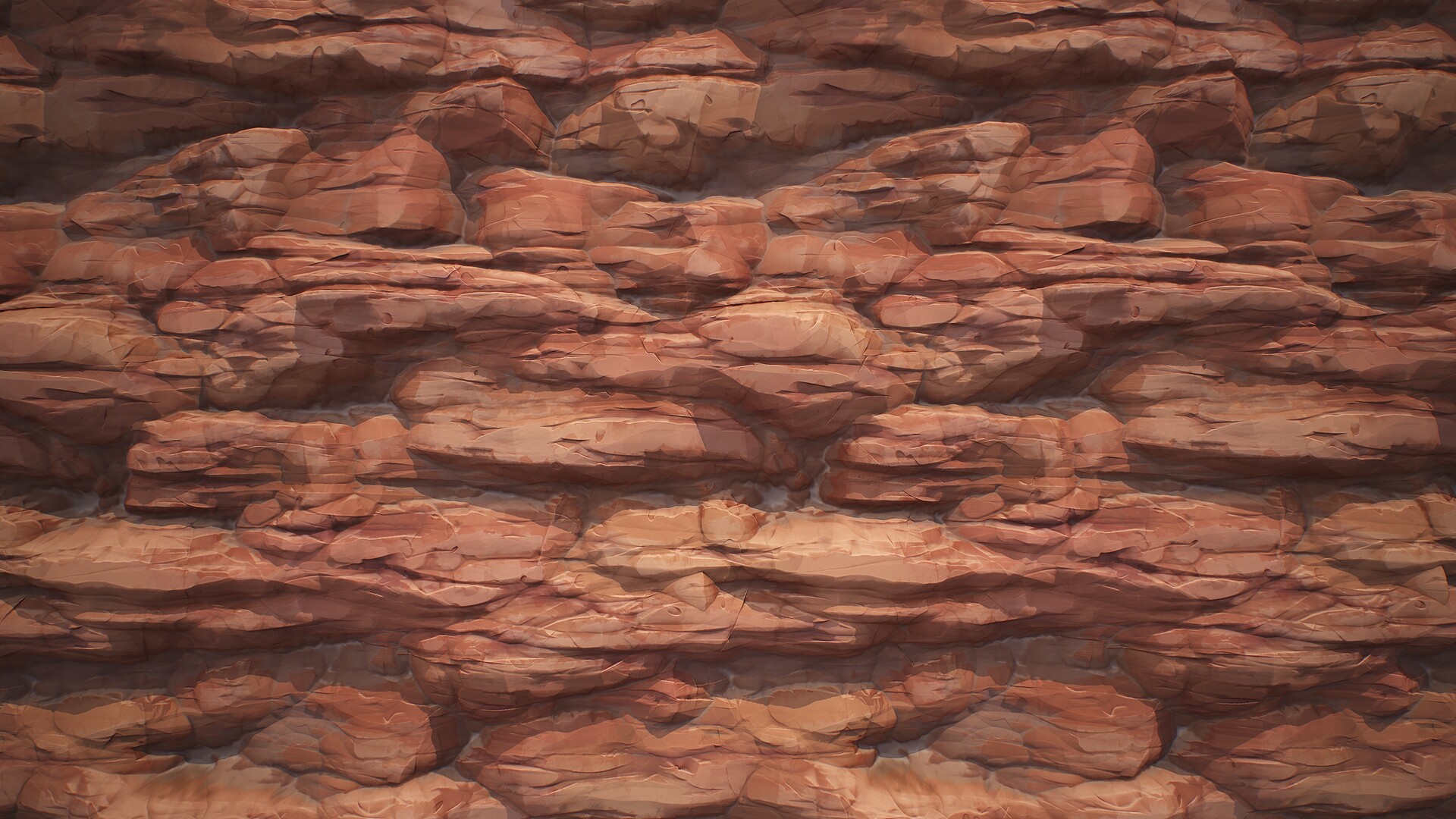 ArtStation - Substance Designer - Stylized Cliff