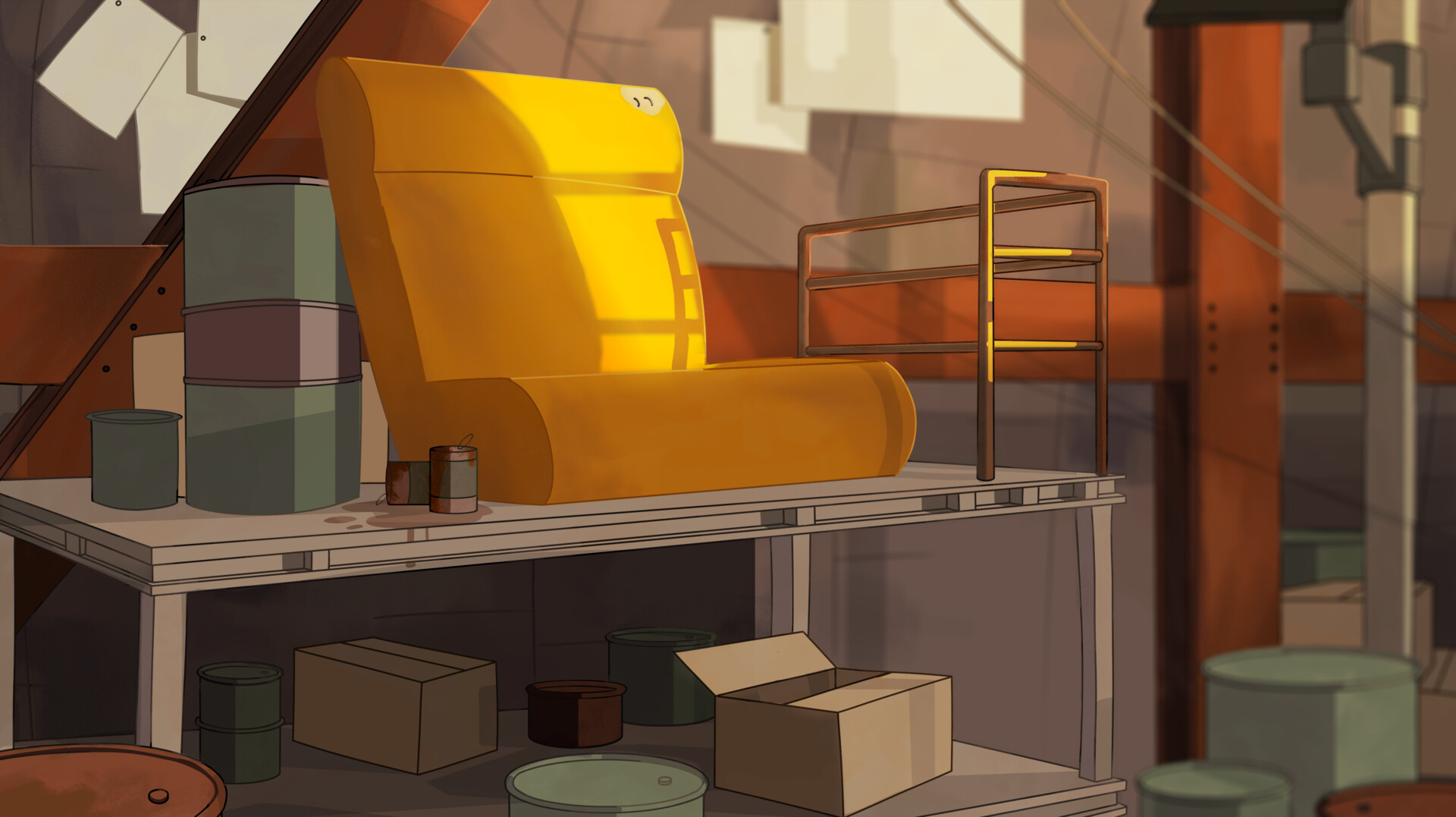 ArtStation - Layout Hangar