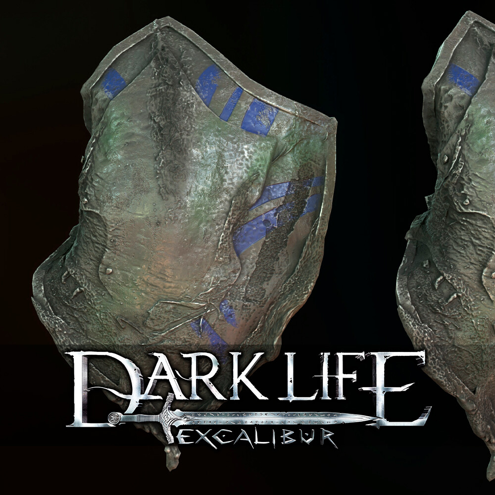 ArtStation - Damaged Shield , DarkLife game
