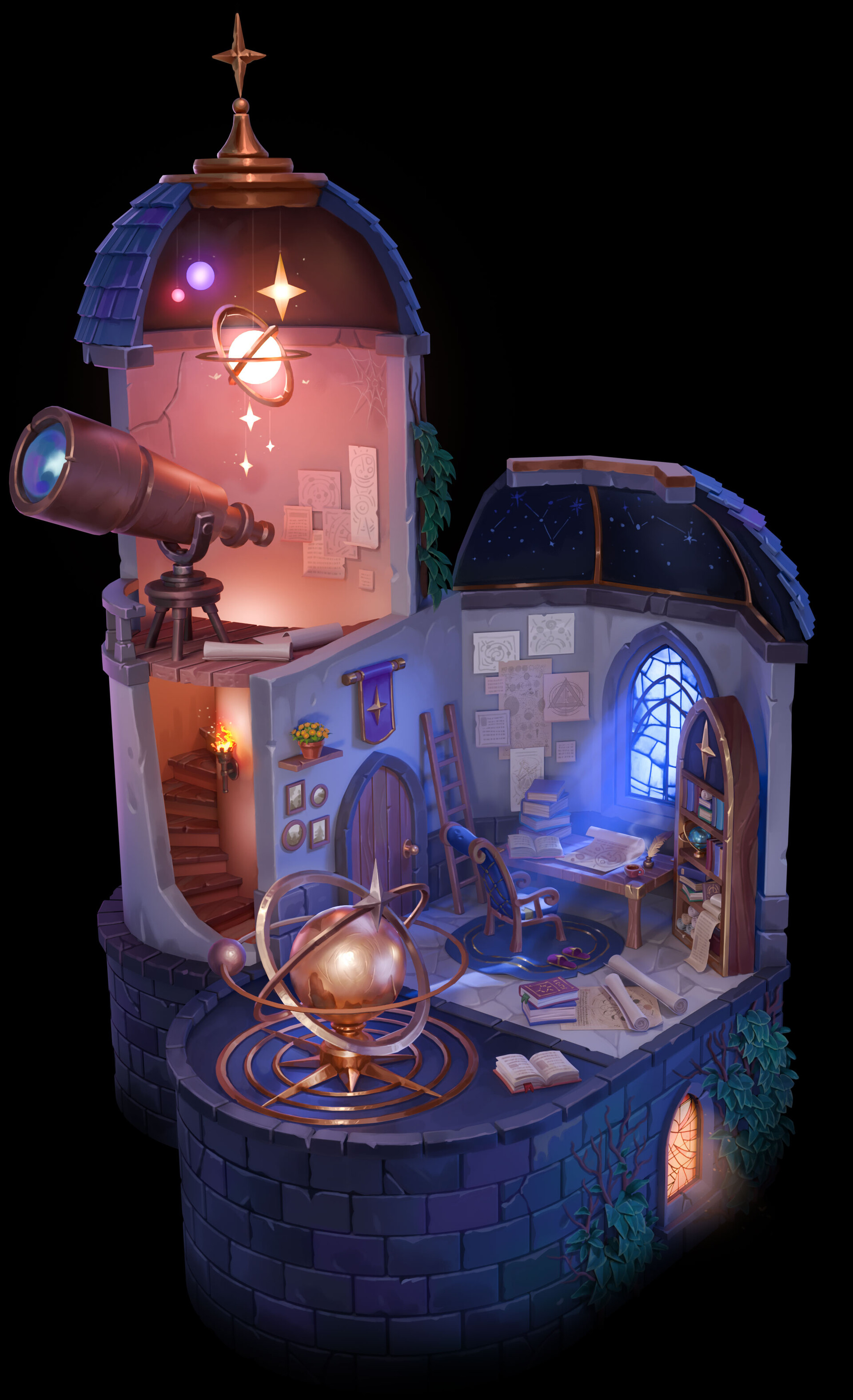ArtStation - Astronomer's Tower