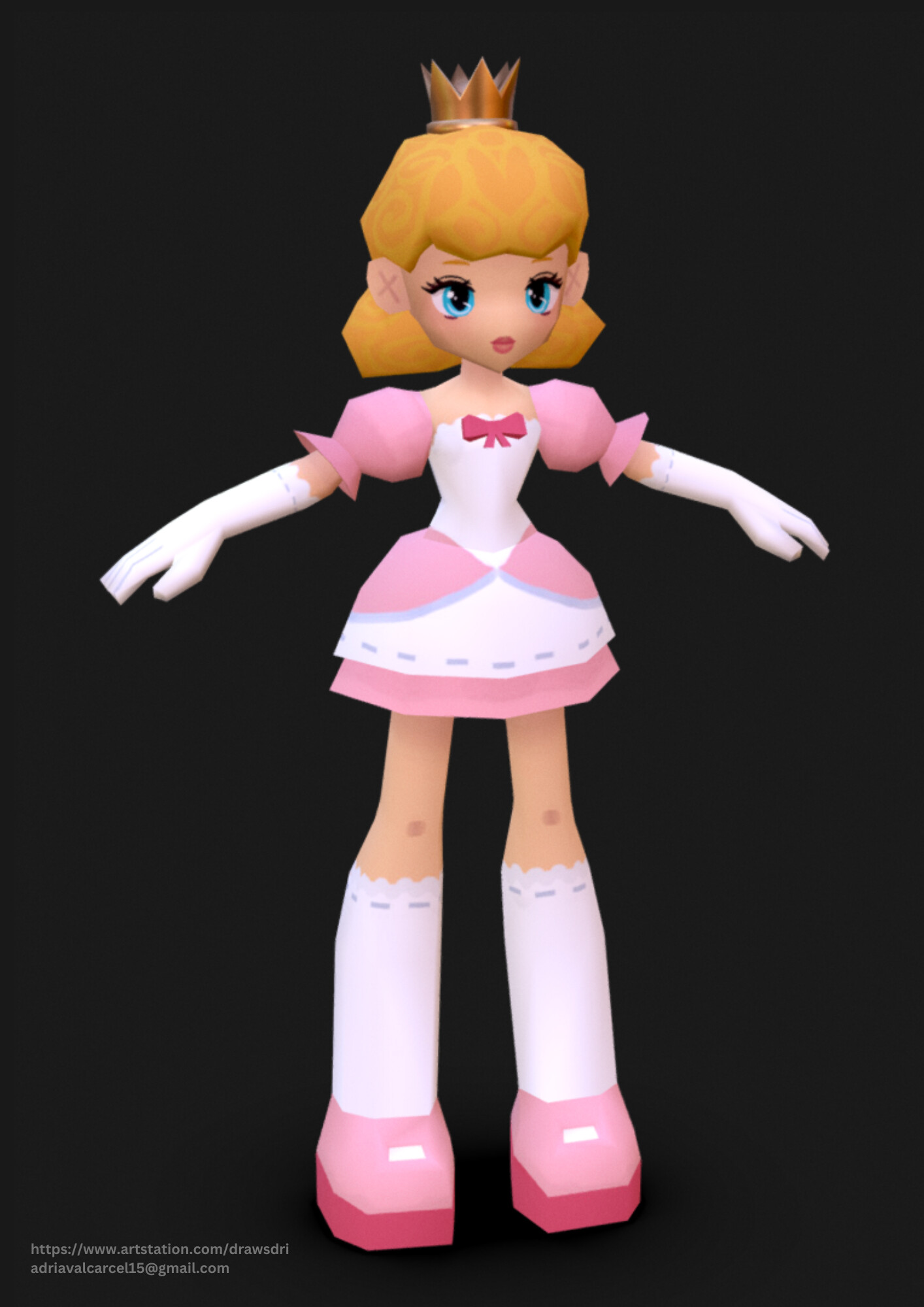 ArtStation - Princess, Low Poly Collection