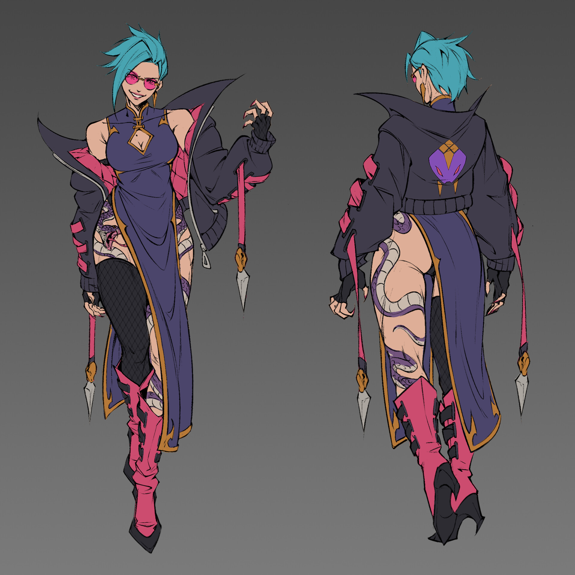 ArtStation - Elena // Rushdown Character Design